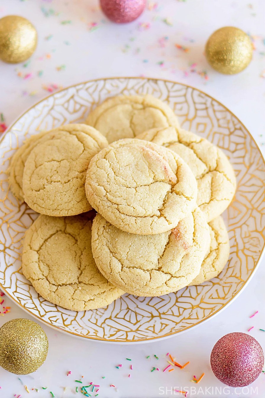 Soft and Chewy Sugar Cookies - She Is Baking